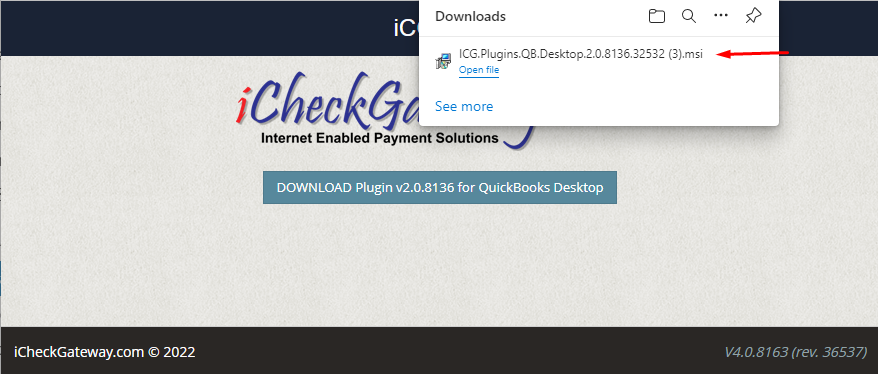 Installing the QuickBooks Desktop Plugin