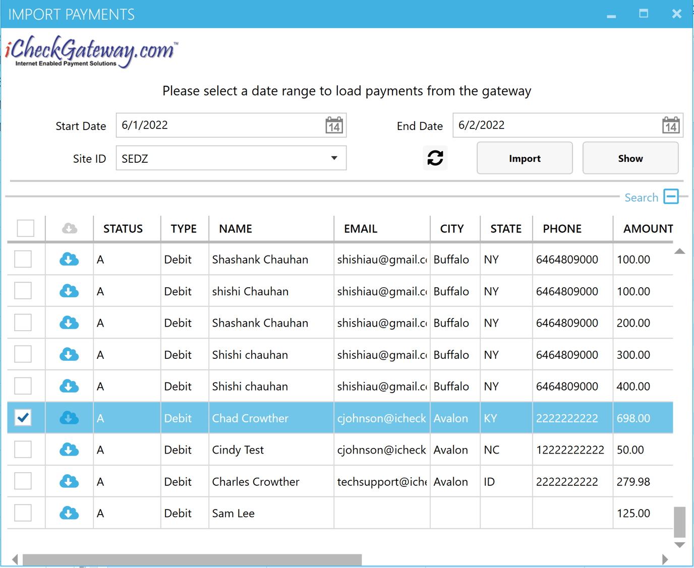 QuickBooks Plugin: Import Payments